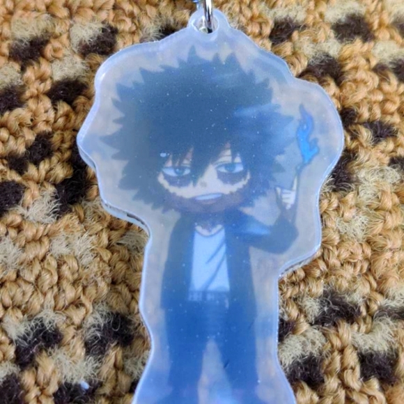 No Brand | Accessories | Dabi My Hero Academia Acrylic Keychain | Poshmark